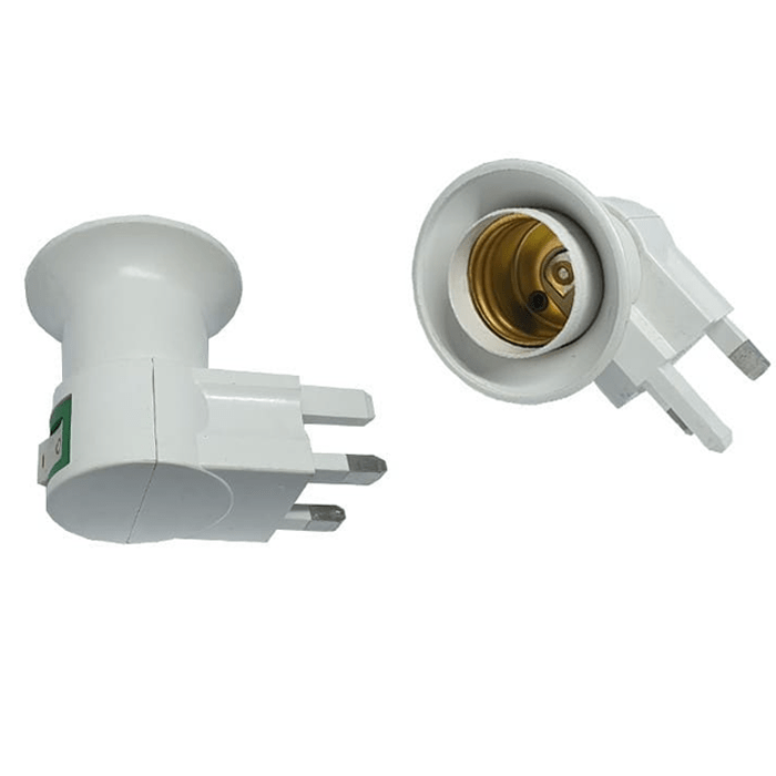 3 pin Plug with lamp holder – Alhadefh Bulding Materials