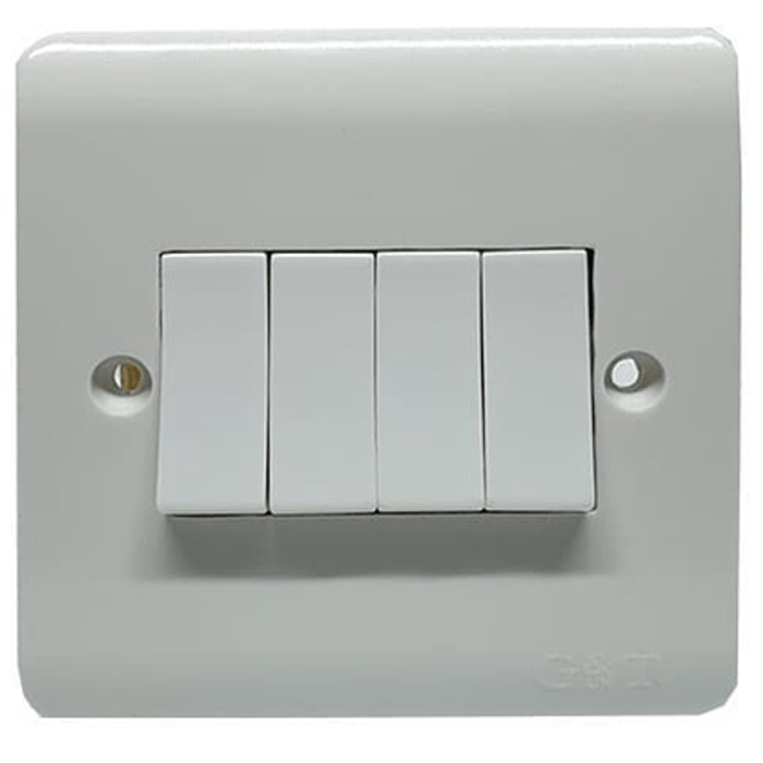 G&T Wall switch 4 way – Alhadefh Bulding Materials