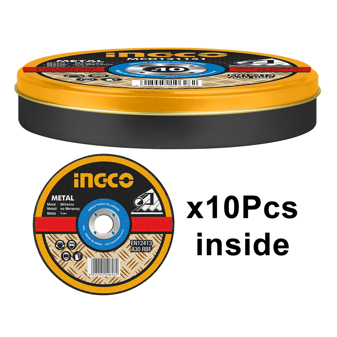 Ingco Abrasive metal cutting disc set MCD121155 – Alhadefh Bulding ...
