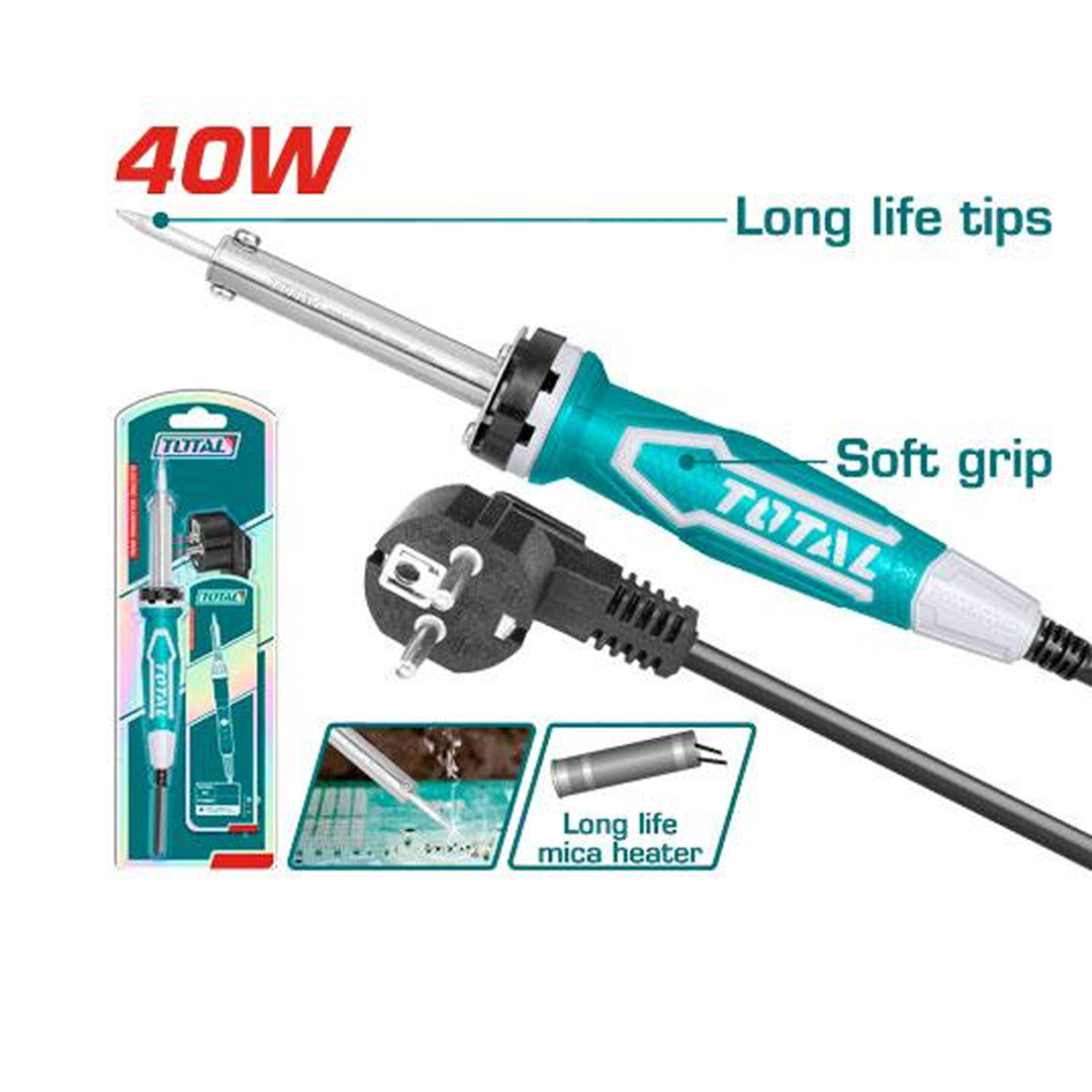 Total Electric Soldering Iron 40w Tet1406 – Alhadefh Bulding Materials