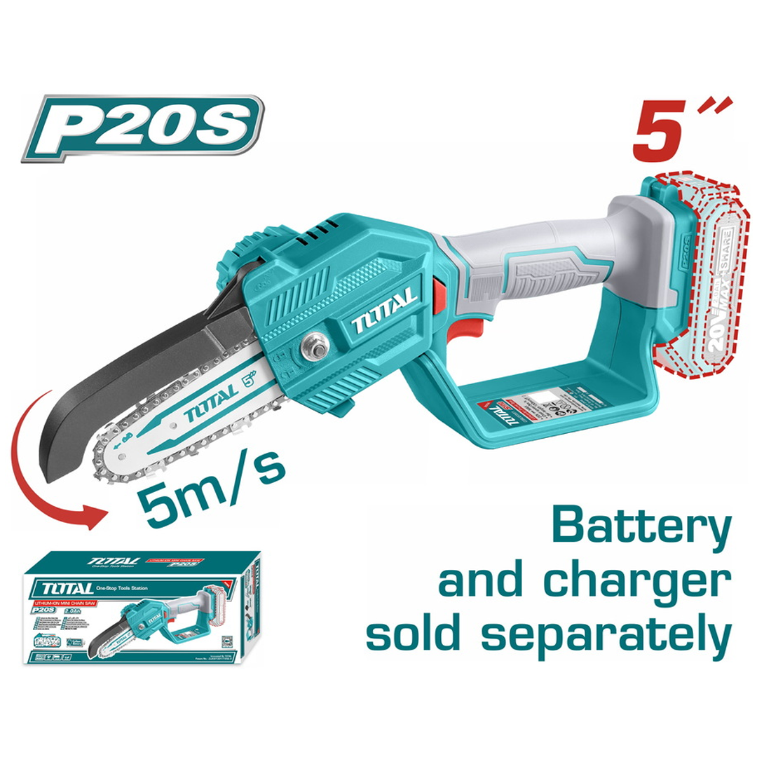 Total Lithium-Lon Pruner Saw 5″ Tgsli2058 – Alhadefh Bulding Materials