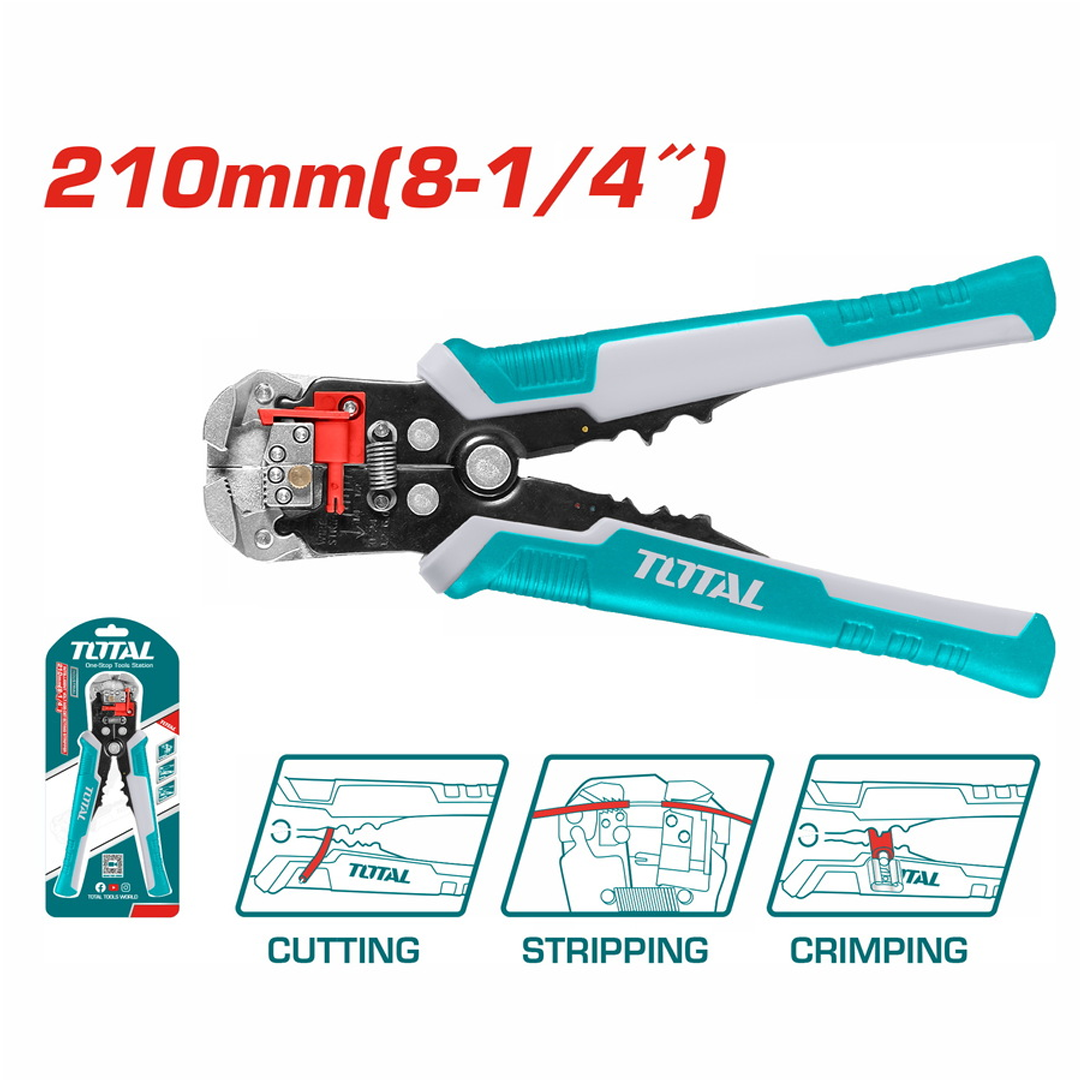 Total Automatic Wire Stripper 210mm Tht15246 – Alhadefh Bulding Materials