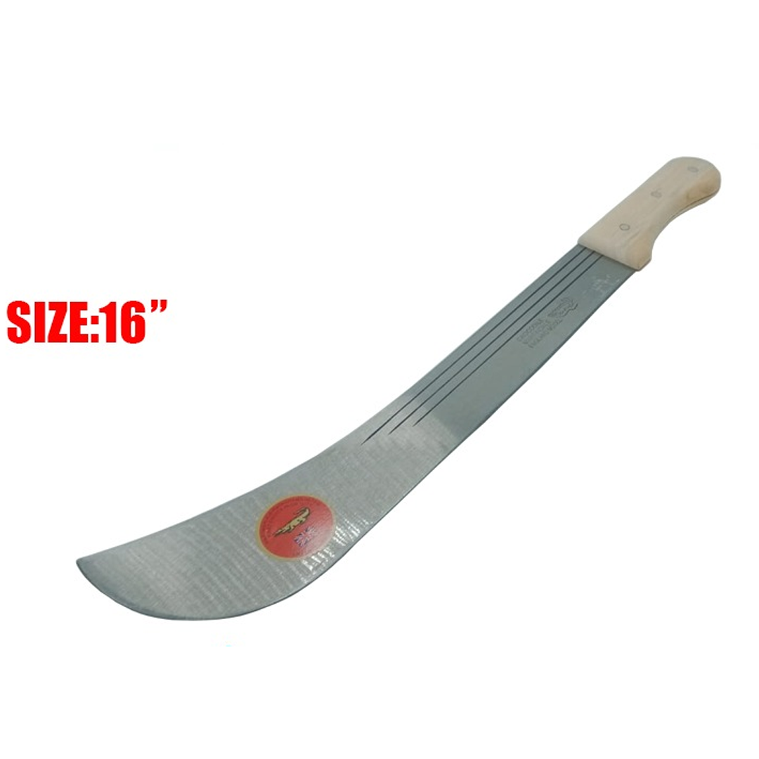 KF Machete Curved Wooden Handle 16″ Mh19a – Alhadefh Bulding Materials