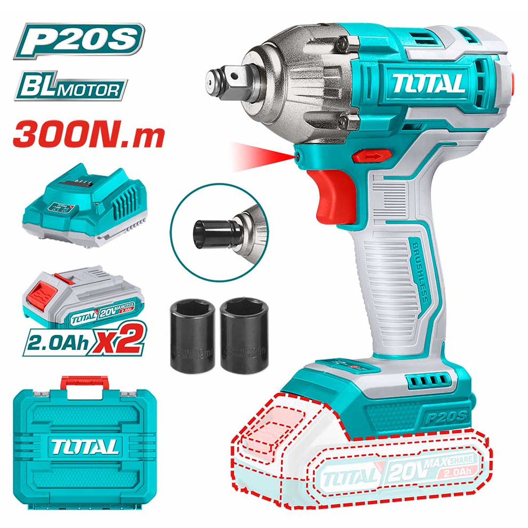 Total Lithium-Lon Impact Wrench Tiwli2038 – Alhadefh Bulding Materials