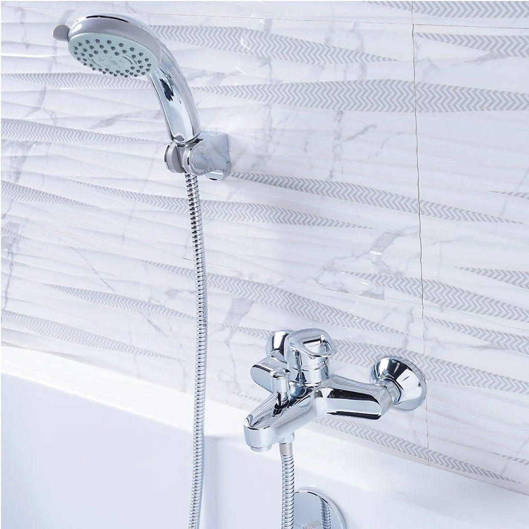 Milano Tarki Shower Mixer With Shower Set – Alhadefh Bulding Materials