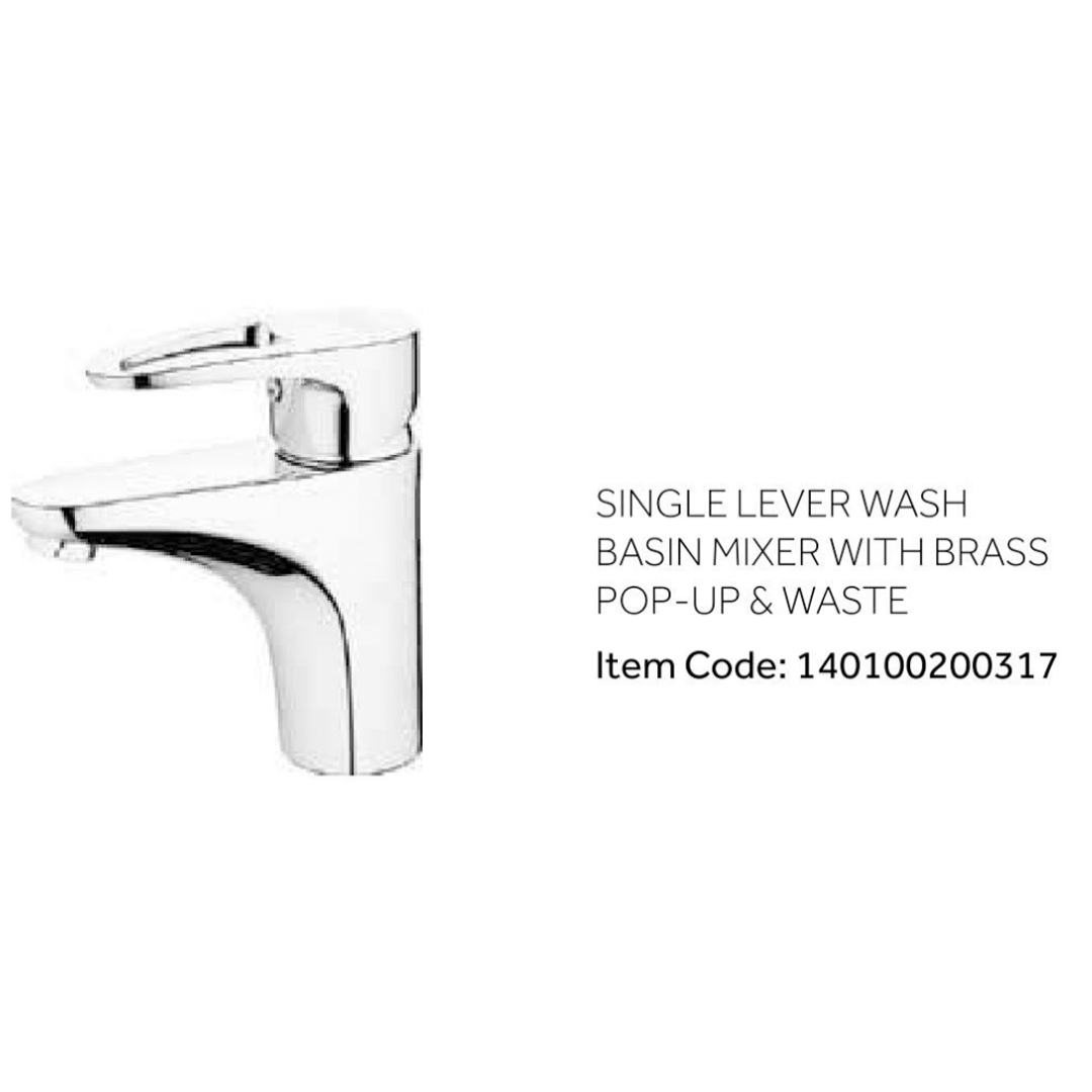 Milano Glory Wash Basin Mixer – Alhadefh Bulding Materials