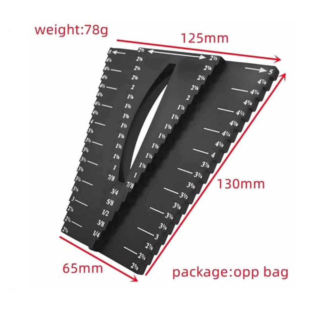 Woodworking Measuring Tools black plastic – Alhadefh Bulding Materials