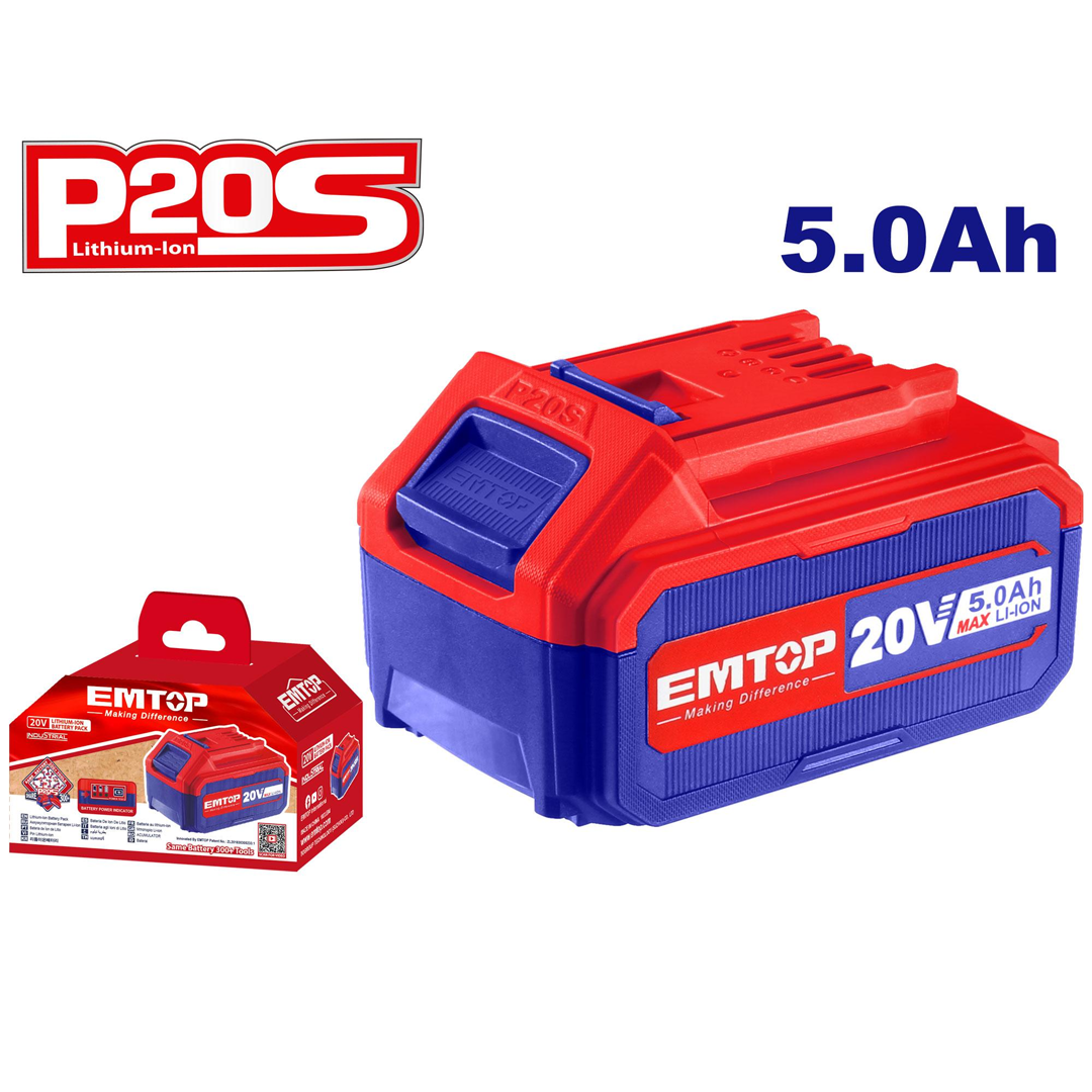 Emtop Lithium-Ion Battery Pack 5.0Ah EBPK20031 – Alhadefh Bulding Materials