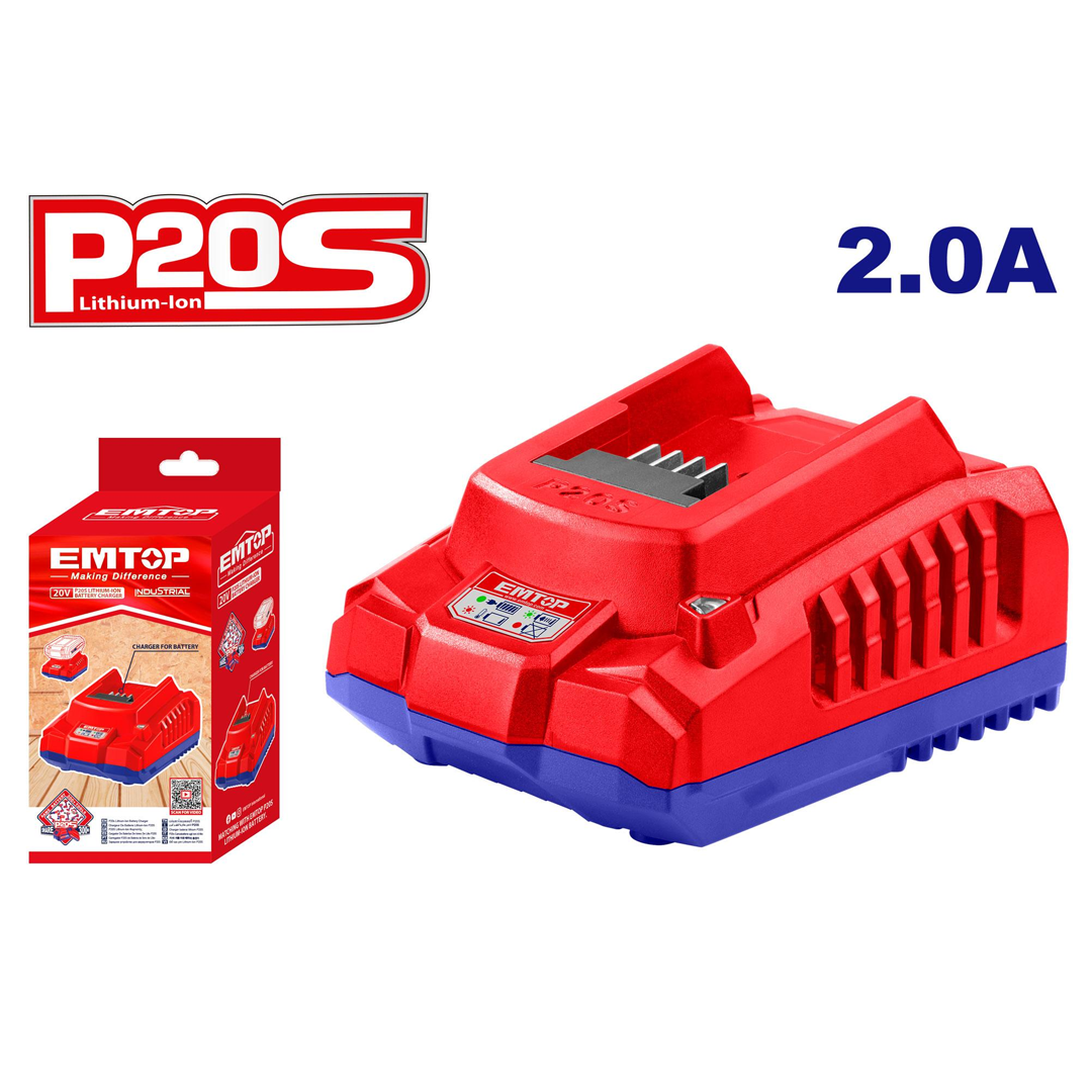 Emtop P20S Lithium-Ion Battery Charger 2.0Ah EFCR20200 – Alhadefh ...
