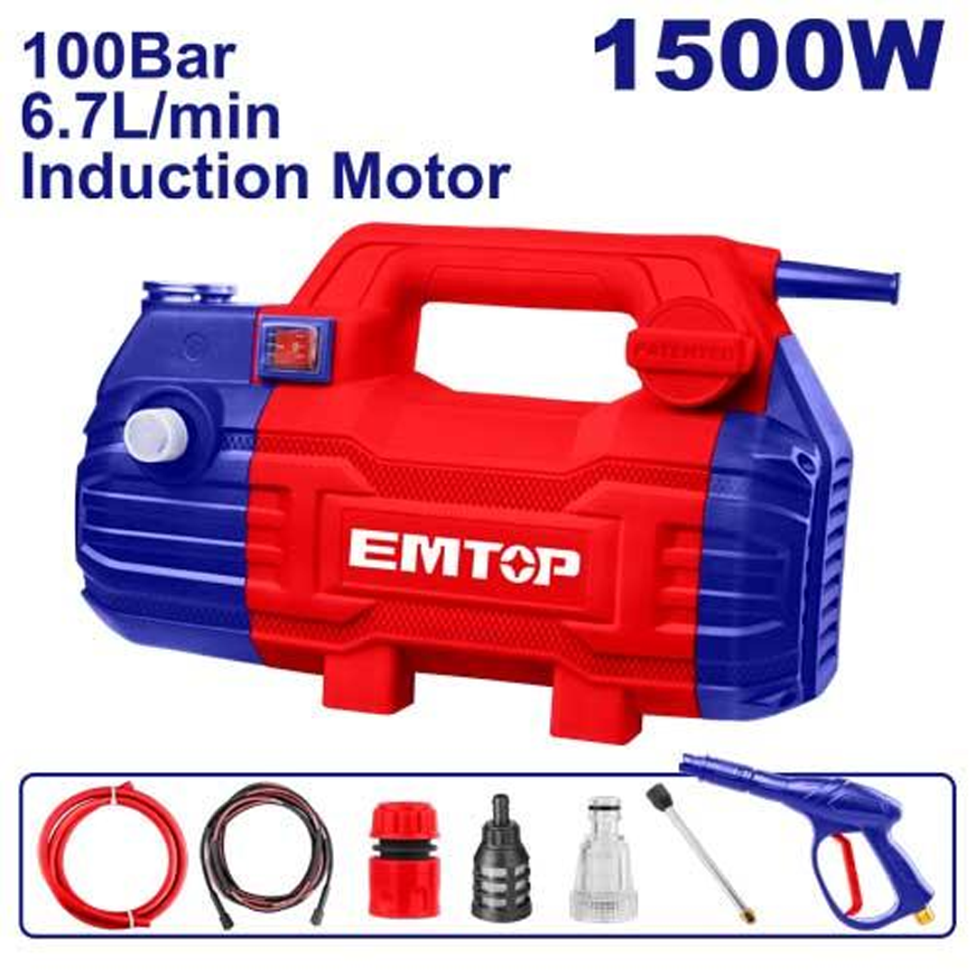 Emtop High Pressure Washer 1500w EHPW1501 – Alhadefh Bulding Materials