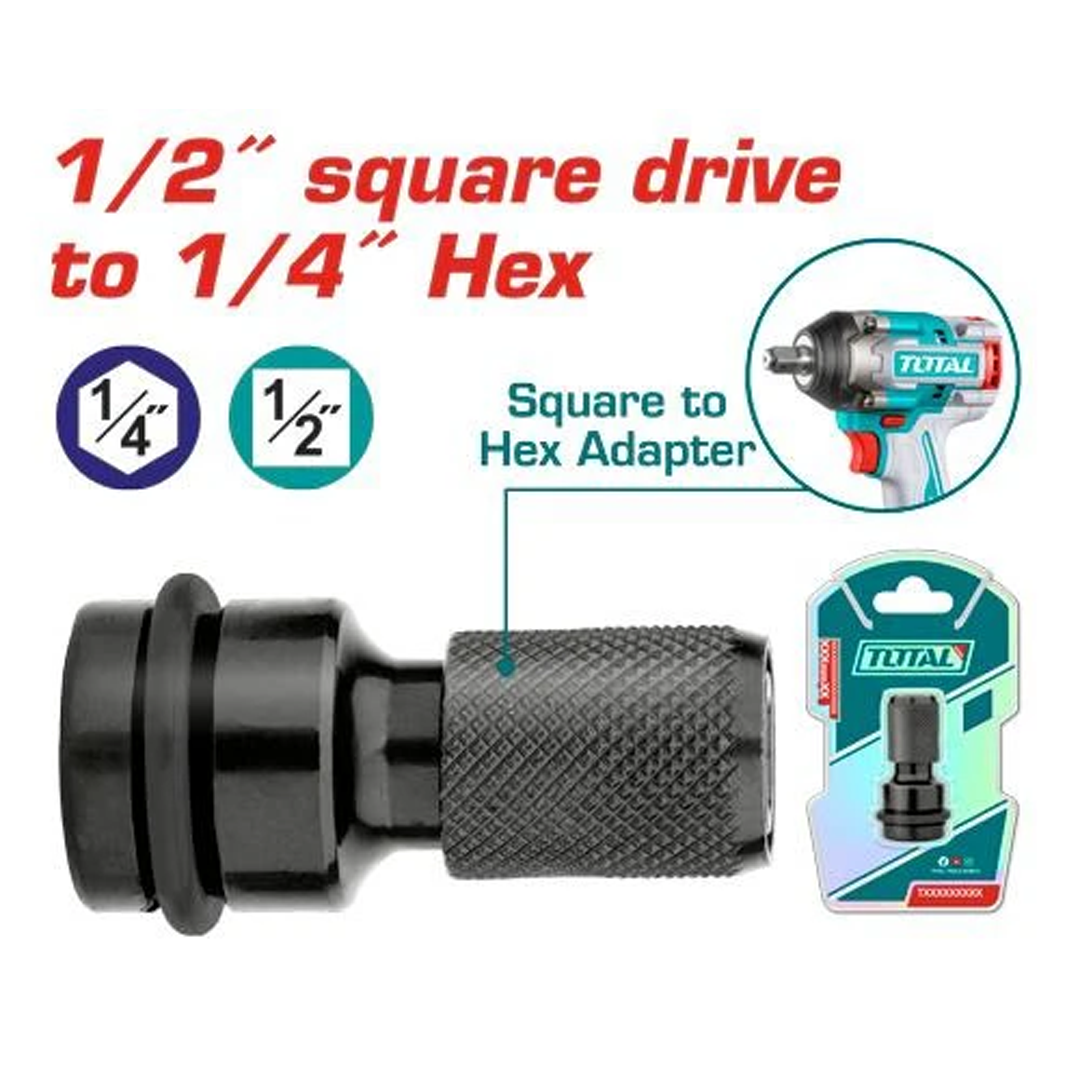 Total Square to Hex Adapter TAC60501 – Alhadefh Bulding Materials