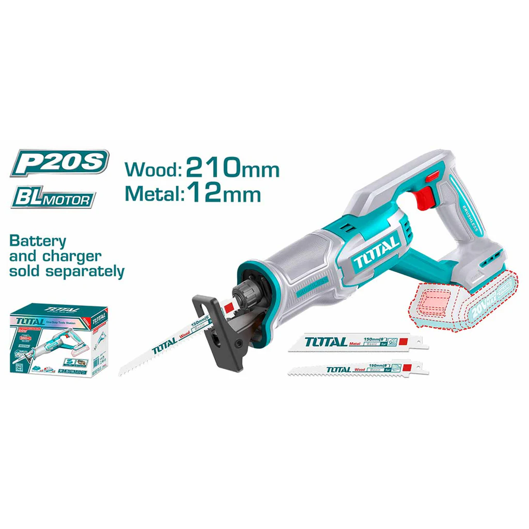 Total Cordless Reciprocating Saw TRSLI2108 – Alhadefh Bulding Materials