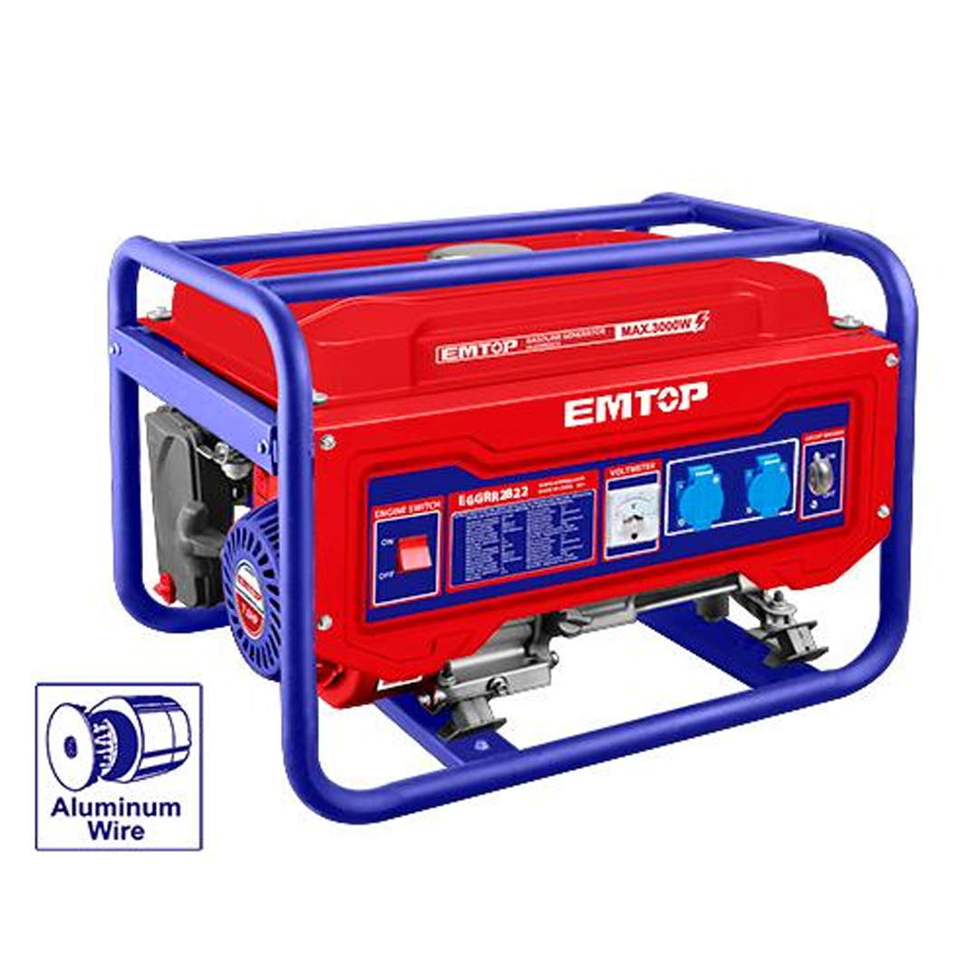 Emtop Gasoline generator EGGRR2822 – Alhadefh Bulding Materials